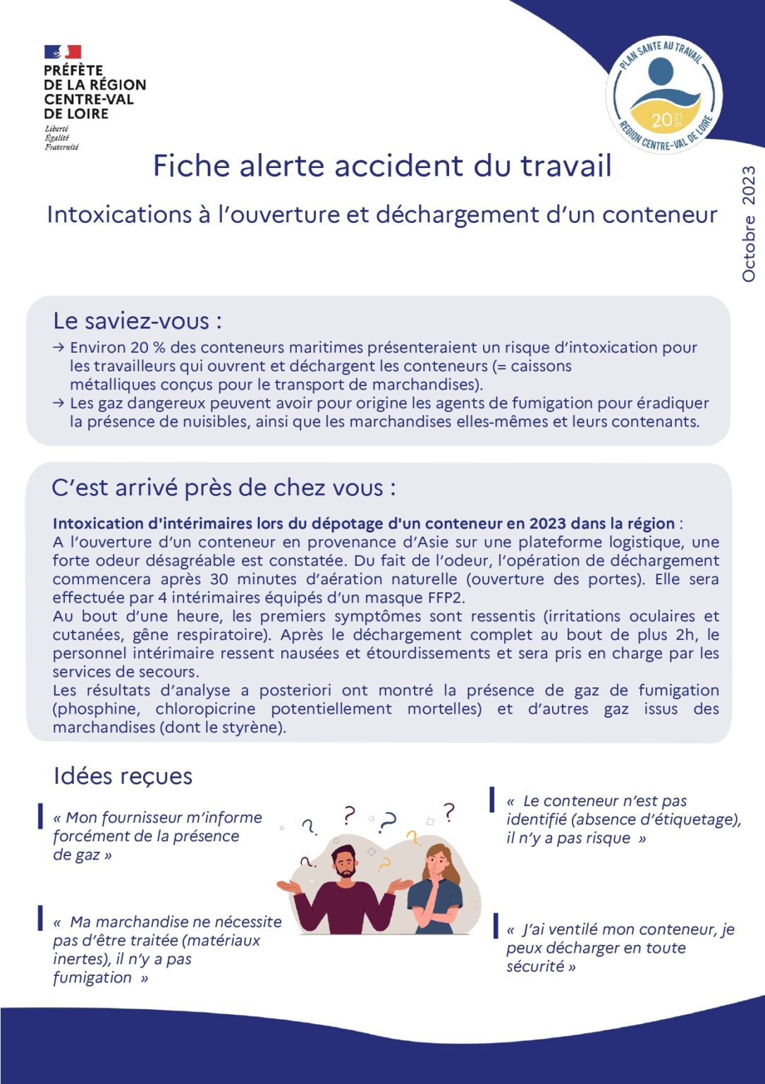 Fiches Alerte Accident du Travail - CIHL